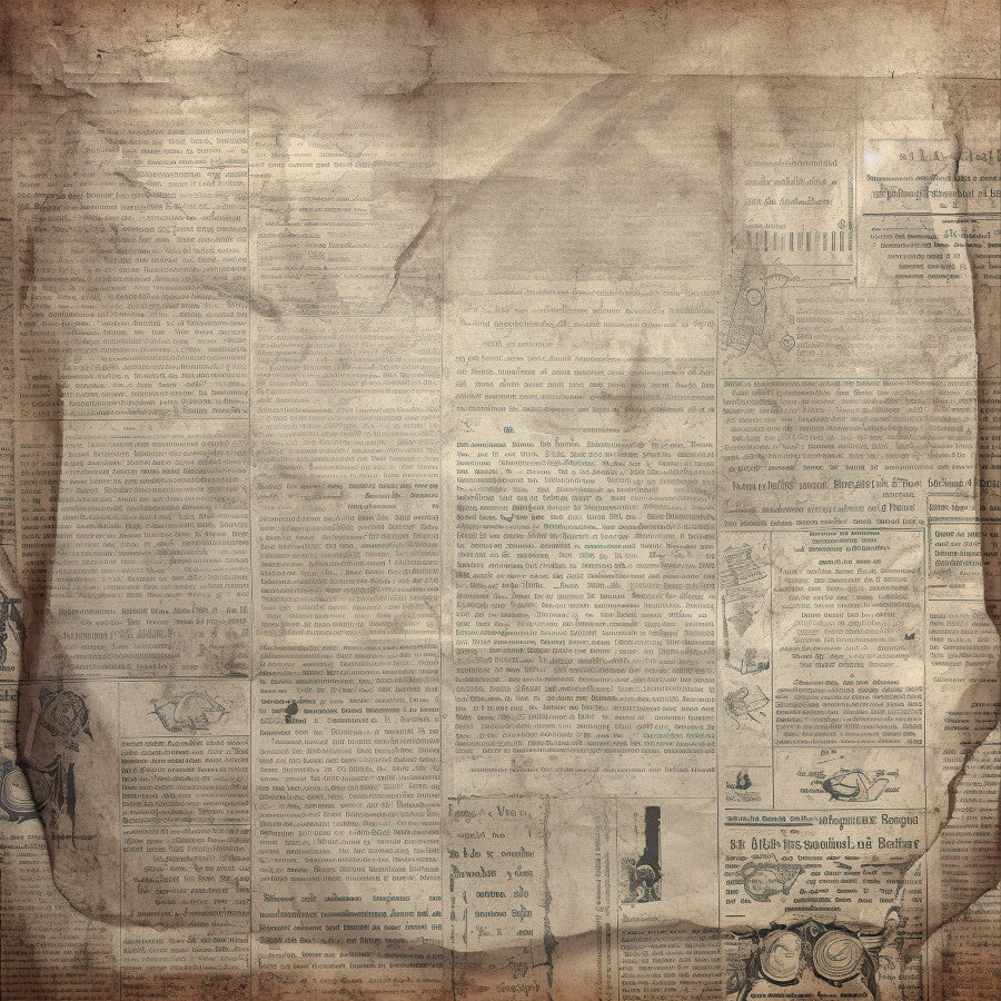 Vintage Newspaper Scrapbook Paper – Kelly's Creations